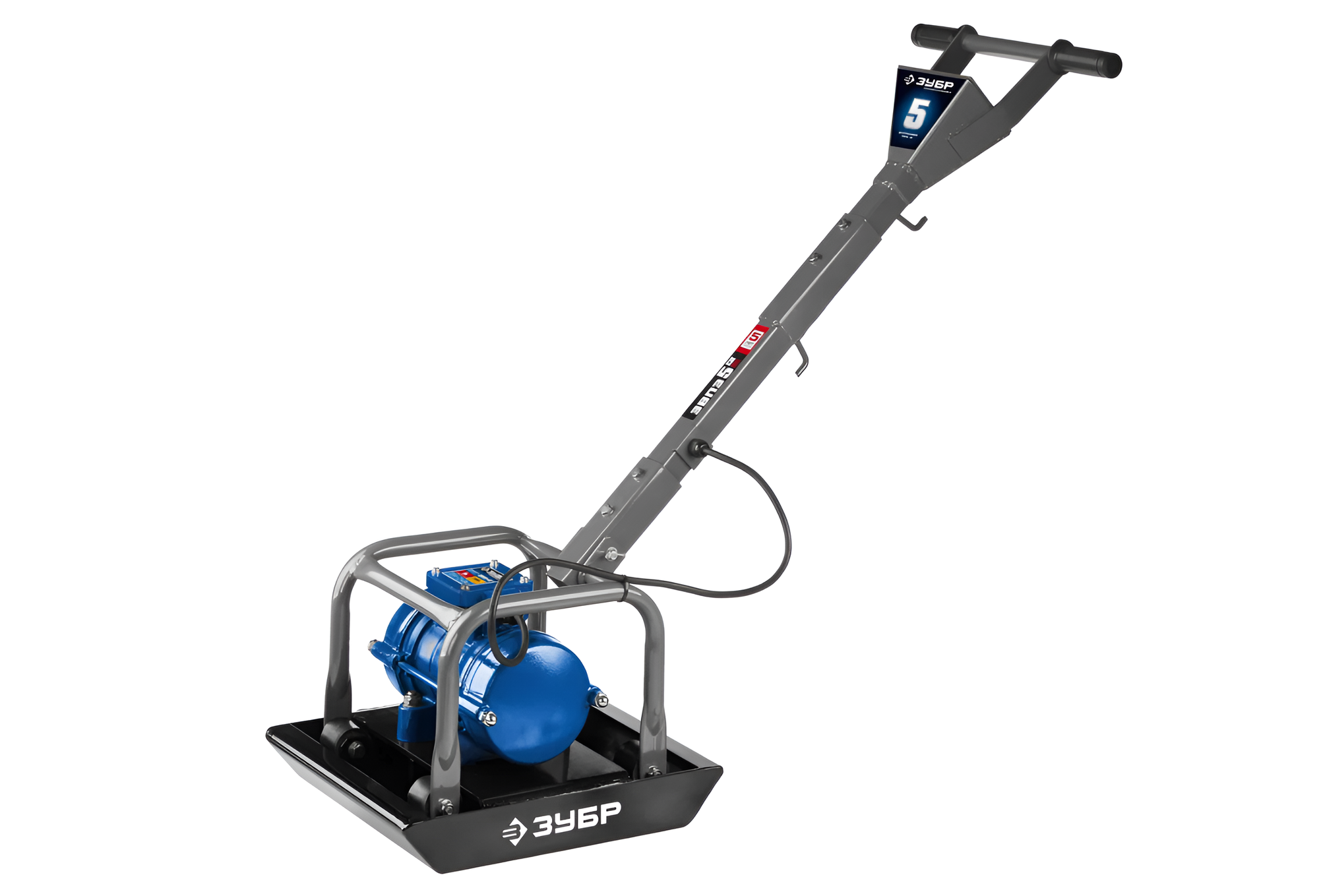 Вибратор электрический Зубр Профессионал ЗВПЭ-5 Г, антивибрационная рукоятка