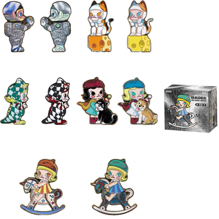 POP MART MOLLY Юбилейная скульптура Classic Return Collection, Single Mystery Box (Random Pick)