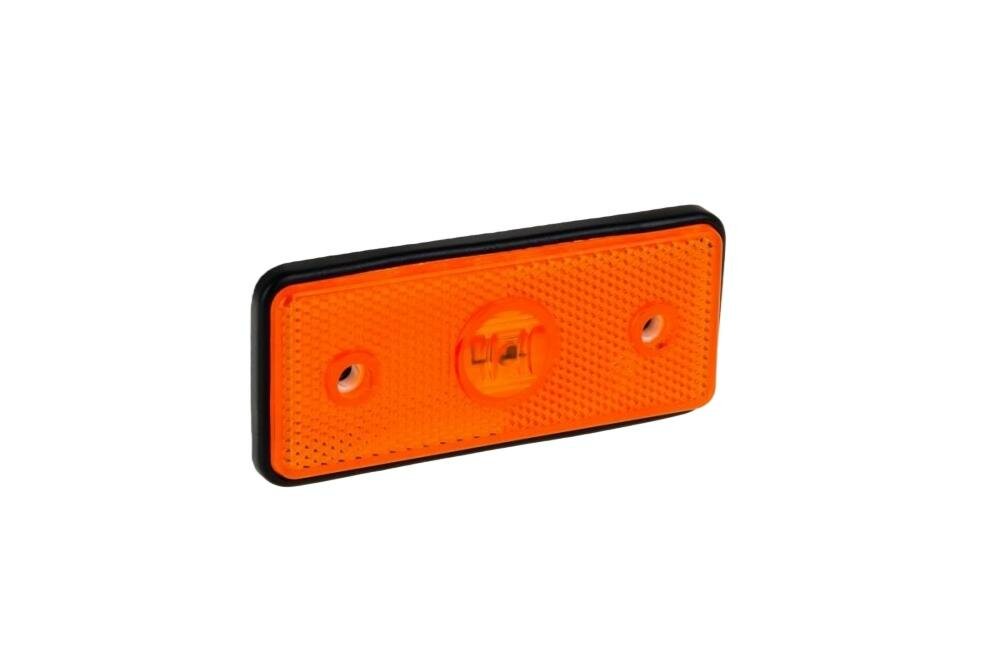 MD-013 Z+K LED, Фонарь габаритный жёлтый LED с кронштейном и проводом 2х075 мм дл 05м, Universal