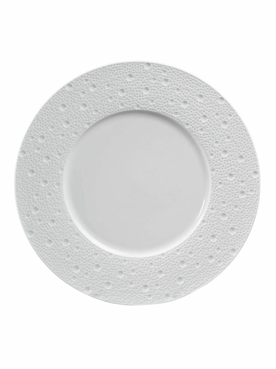 Тарелка десертная Home Chef Meteorite 20.5 см, фарфор, цвет белый
