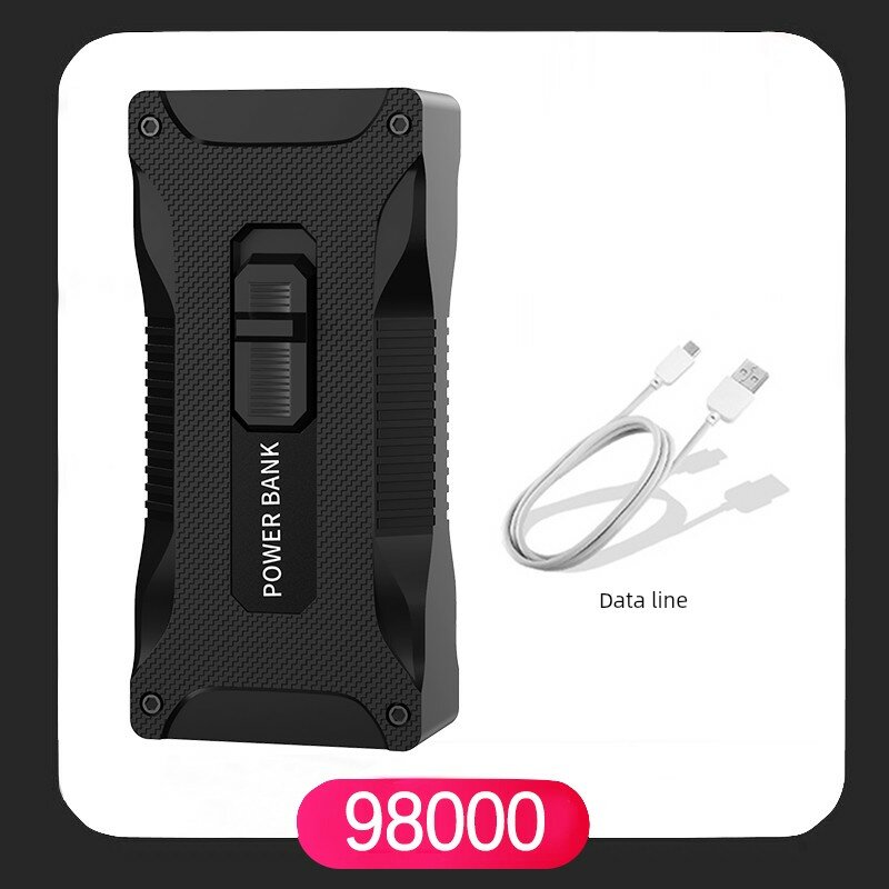 Двухрежимный мощный фонарь-пауэрбанк: светодиодный, ультраяркий, дальнобойный, перезаряжаемый, для дома, улицы,