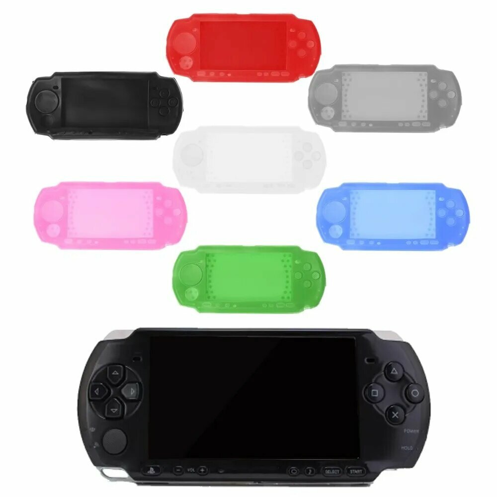 Силиконовый Защитный Чехол Sony PSP2000 для PSP3000-Черный