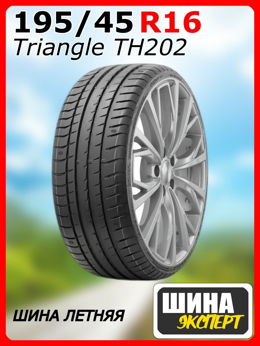 Шина летняя Triangle 195/45/16 W 84 TH202 XL для легковых автомобилей CBPTH20219L16WFJ