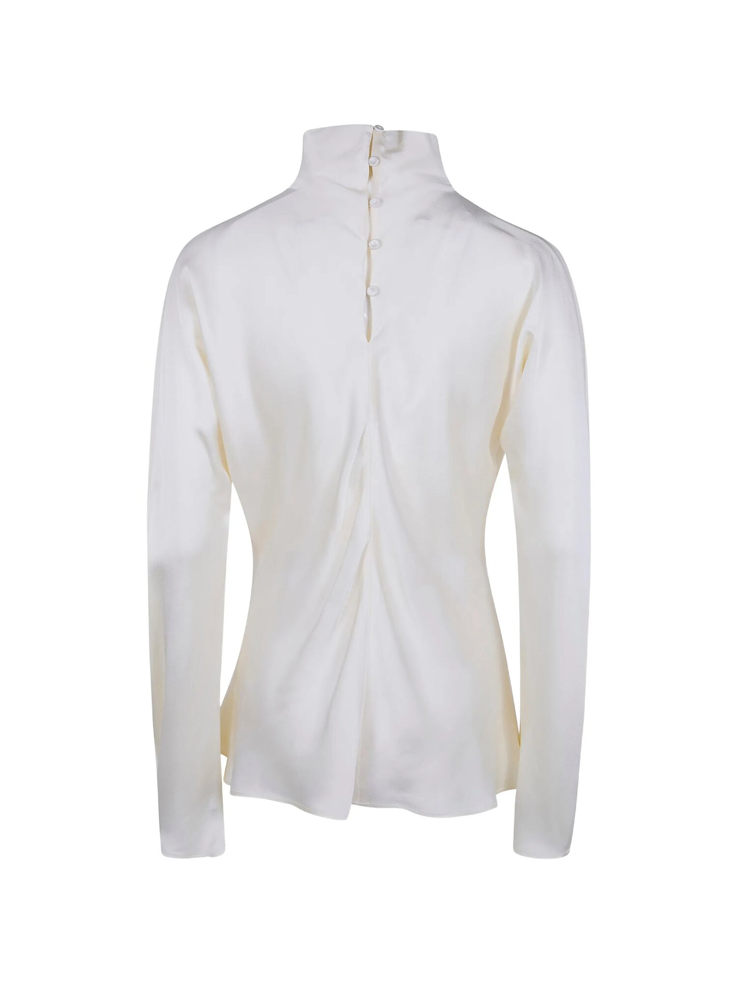 Блуза ROHE High-neck button-fastening blouse, размер 40, разноцветный — фото 1