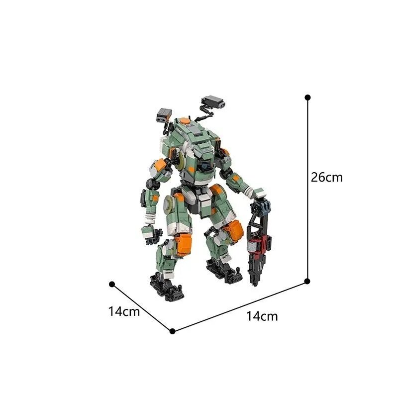 Buildmoc Spector Mech Детские развивающие игрушки 875PCS Bricks MOC Blocks Блоки Роботы Gundam и Аниме Персонажи