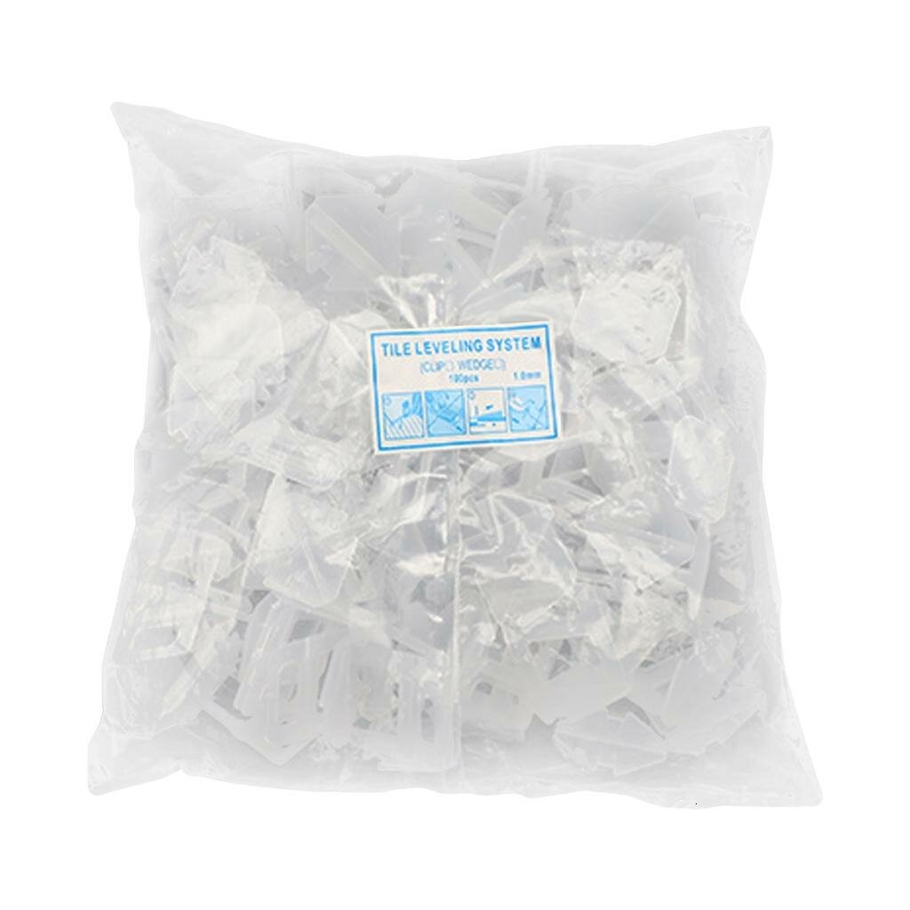Клипсы-фиксаторы для плитки, 100 шт, 1.5mm