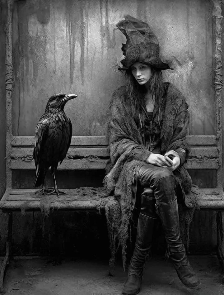 Печать на холсте "Темная академия" Черный, 3, 40x50cm No frame