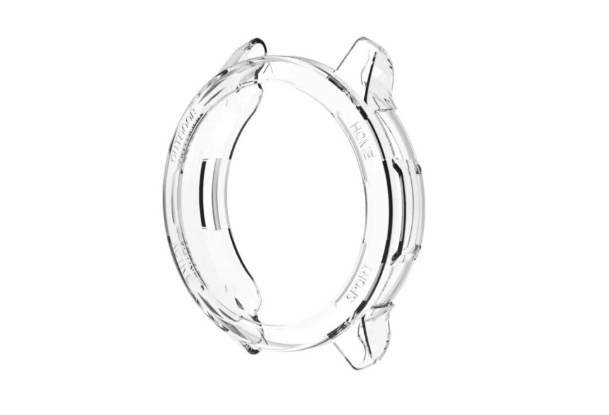 Чехол MyPads "Protect", для Xiaomi Watch S1 Active, силикон, противоударный, прозрачный