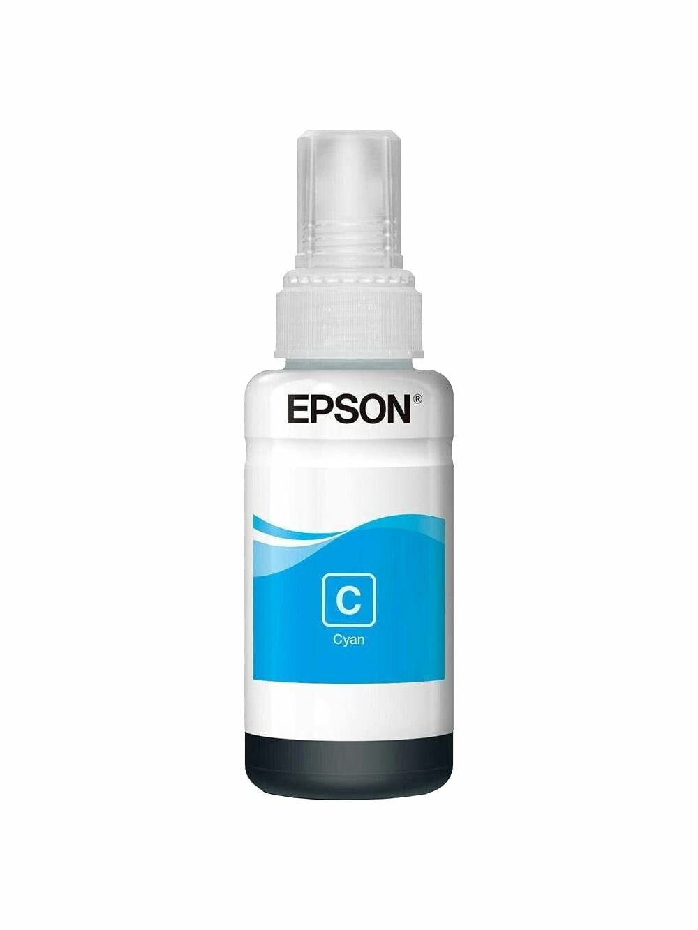 Чернила EPSON L100 Cyan (C13T66424A), официальная комплектация и гарантия