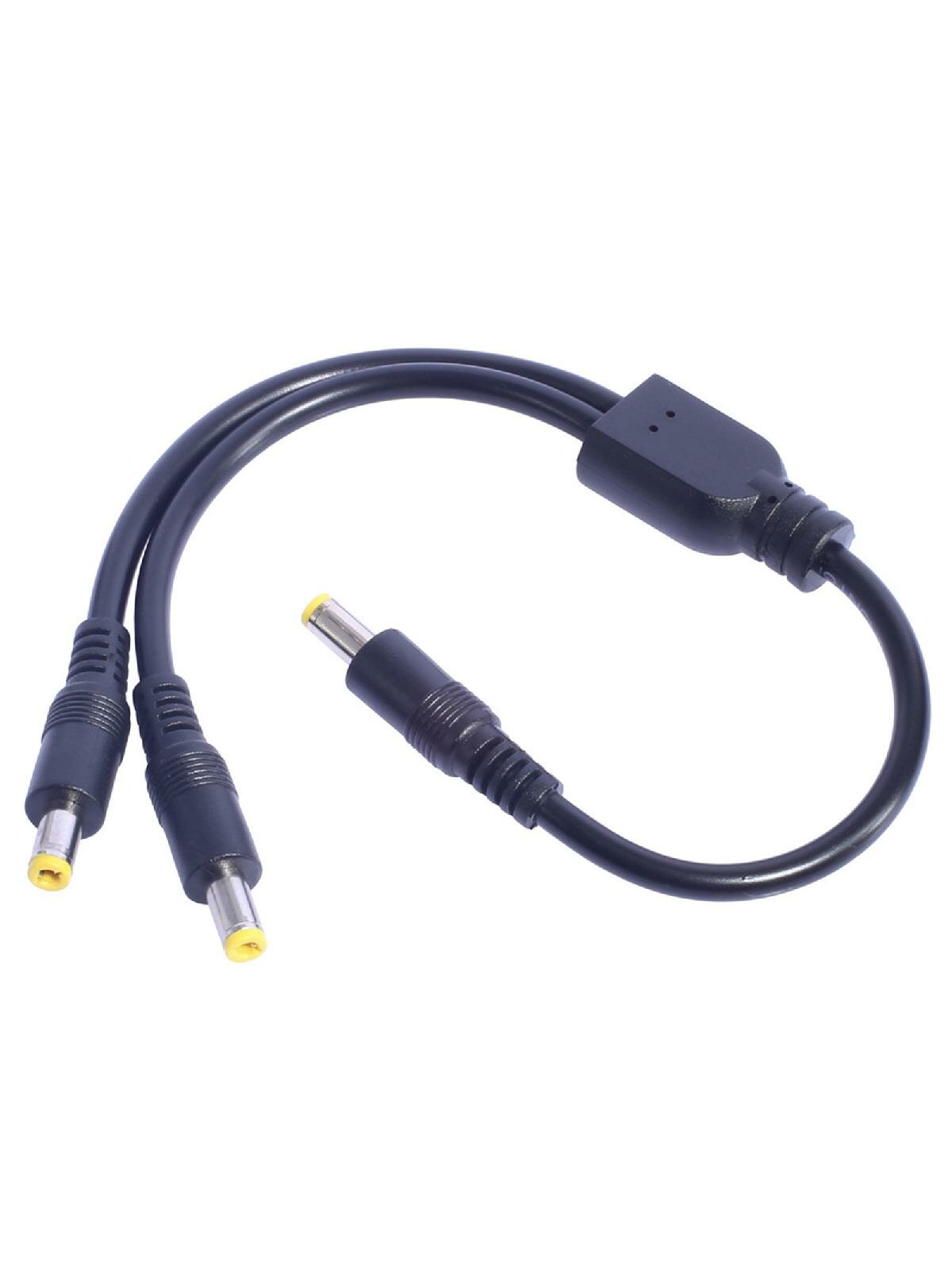 Кабель-разветвитель питания 18AWG от штекера до 2 штекеров 5.5x2.5mm 5.5x2.1mm Шнур питания