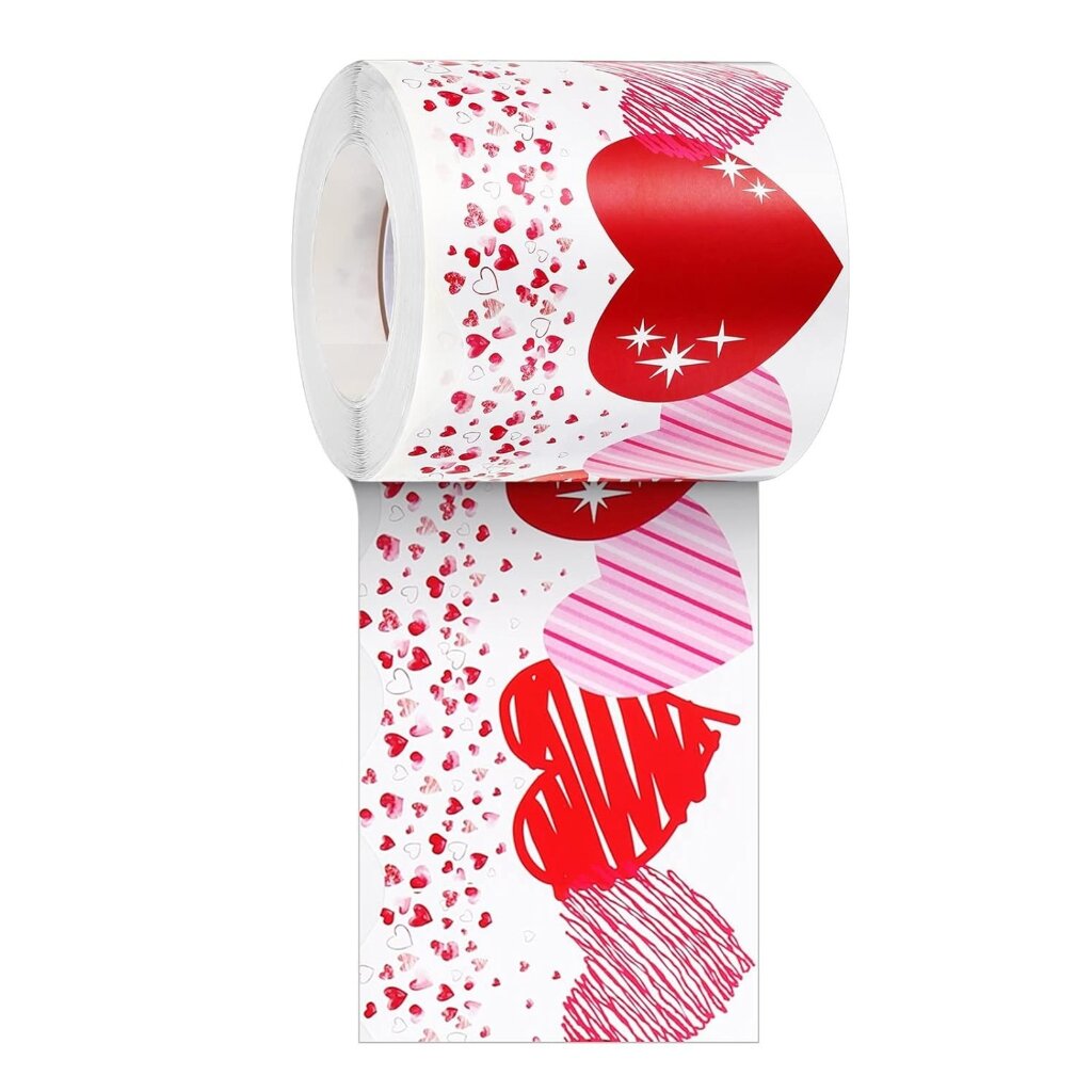 59 футов Длинная Наклейка С Каймой в виде Сердца, Наклейка с Отделкой Валентинки, Наклейка для Спальни, Гостиной, Окна, Стены, Свадебное Украшение