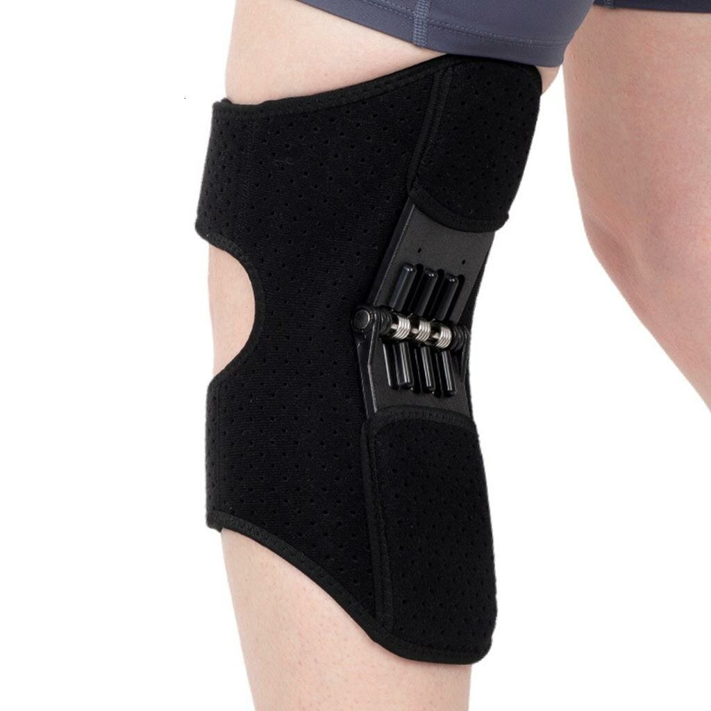 Наколенник Мощные пружины отскока Наколенник Простой в использовании наколенник для поддержки колена Дышащие наколенники для тренировок при беге