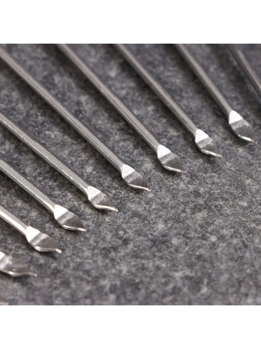 Металлические шпажки для шашлыка 12 шт.