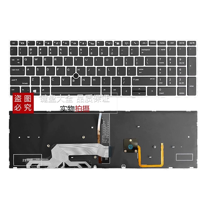 Подходит для клавиатуры ноутбука HP ZBOOK 15 G5 15 G6 ZBOOK 17 G5 17 G6 ZBOOK 17 G6_Совершенно новый эталонный тест