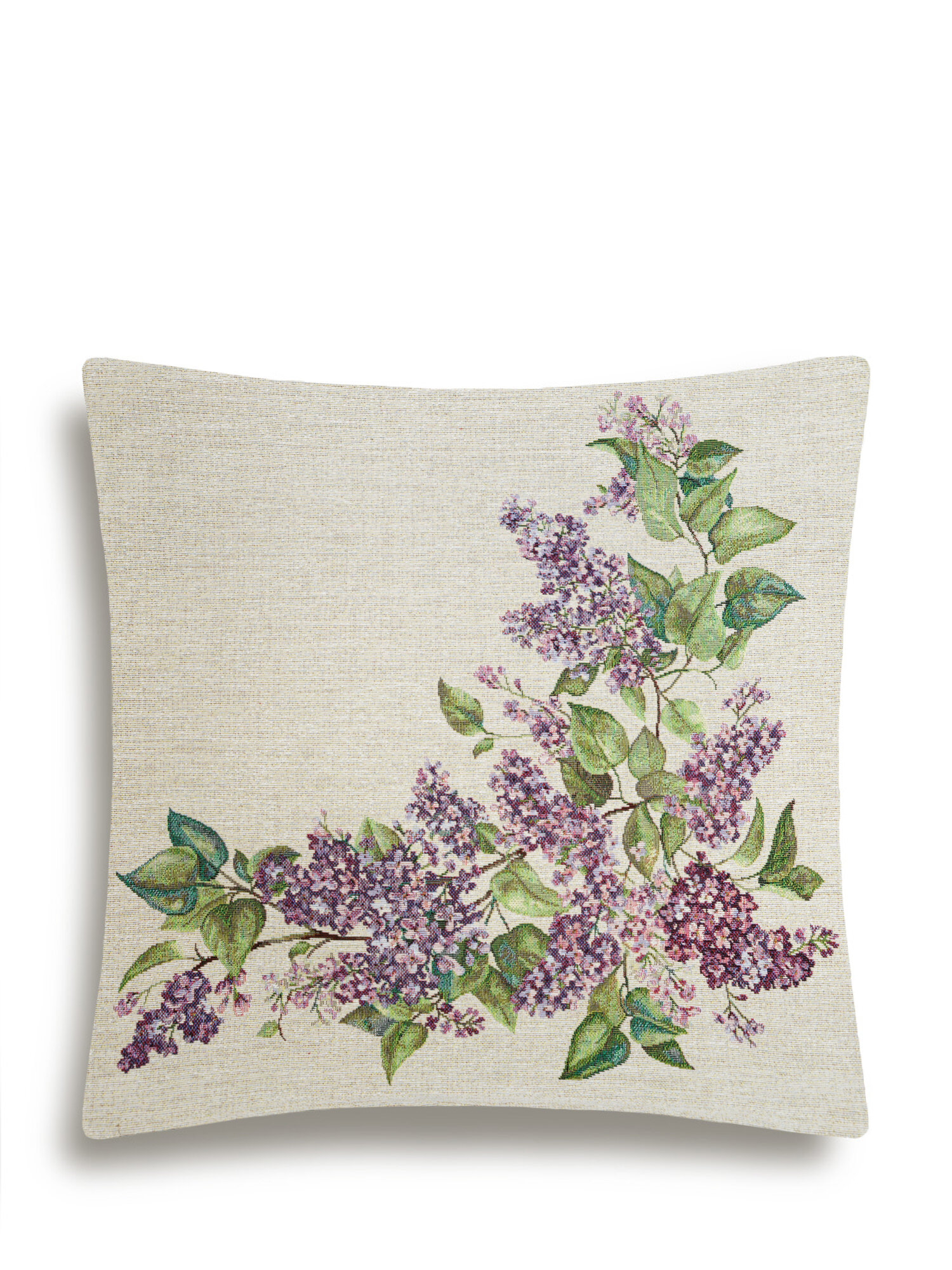 Наволочка гобеленовая Le Gobelin Сирень справа 45х45 см