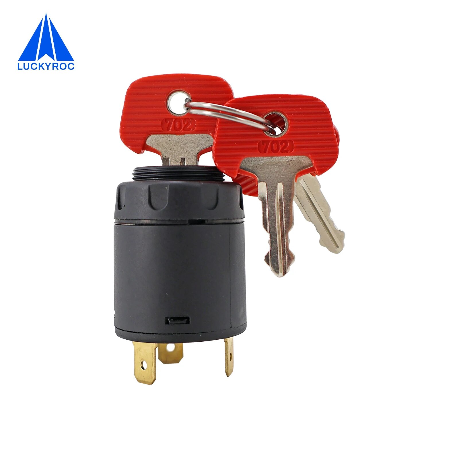 Запчасти для вилочных погрузчиков LUCKYROC, ключ зажигания 28526100 с 3 шт. ключами 702, совместимый с вилочным погрузчиком Jungheinrich