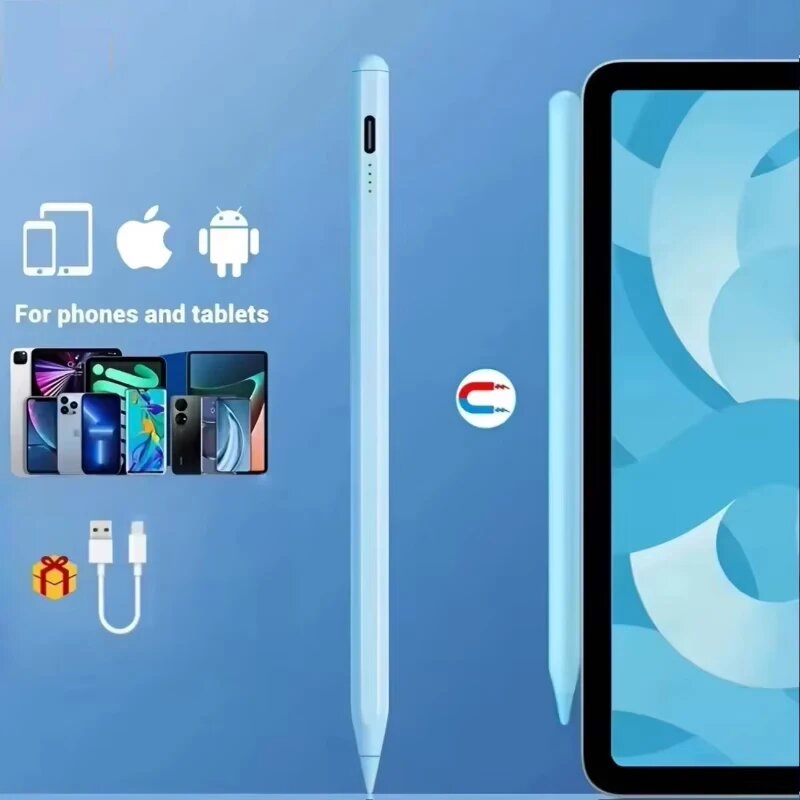 Стилус Bluetooth Blue для iPad и Android планшетов