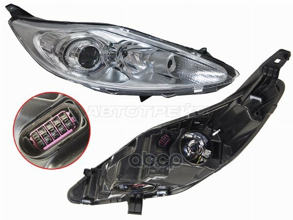 Фара Ford Fiesta 08-12 (Справа/ Галоген/ С электрокорректором) Sat арт. ST-431-1188RMLDEM