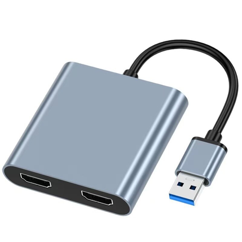 Док-станция HDMI USB 3.0 Мультипорт Конвертер для зеркального отображения экрана 2-в-1 Адаптер Type-C