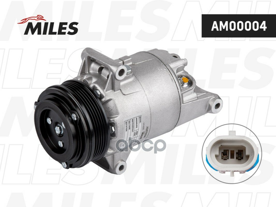 Компрессор кондиционера OPEL ASTRA H/ZAFIRA 05- 133см3 шкив 105мм Miles арт. AM00004