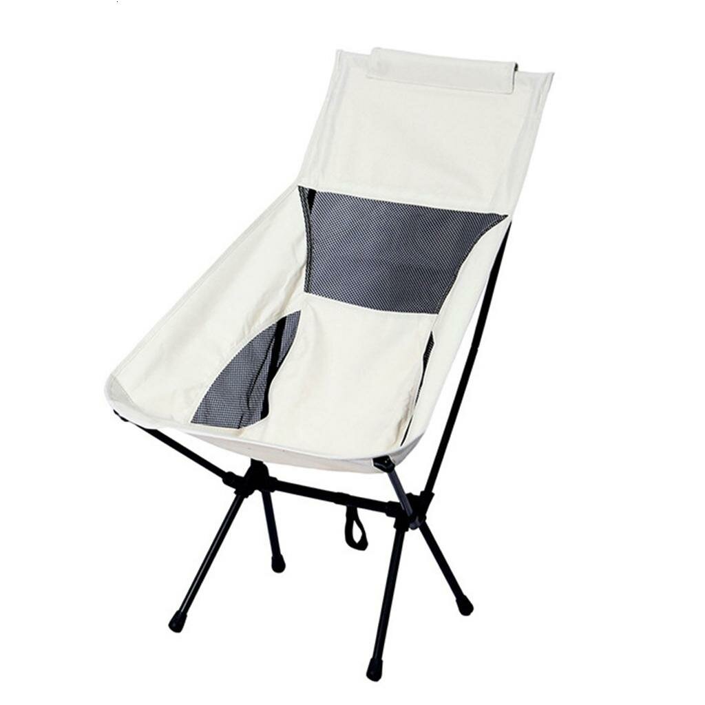 Складной стул для кемпинга, Белый - L