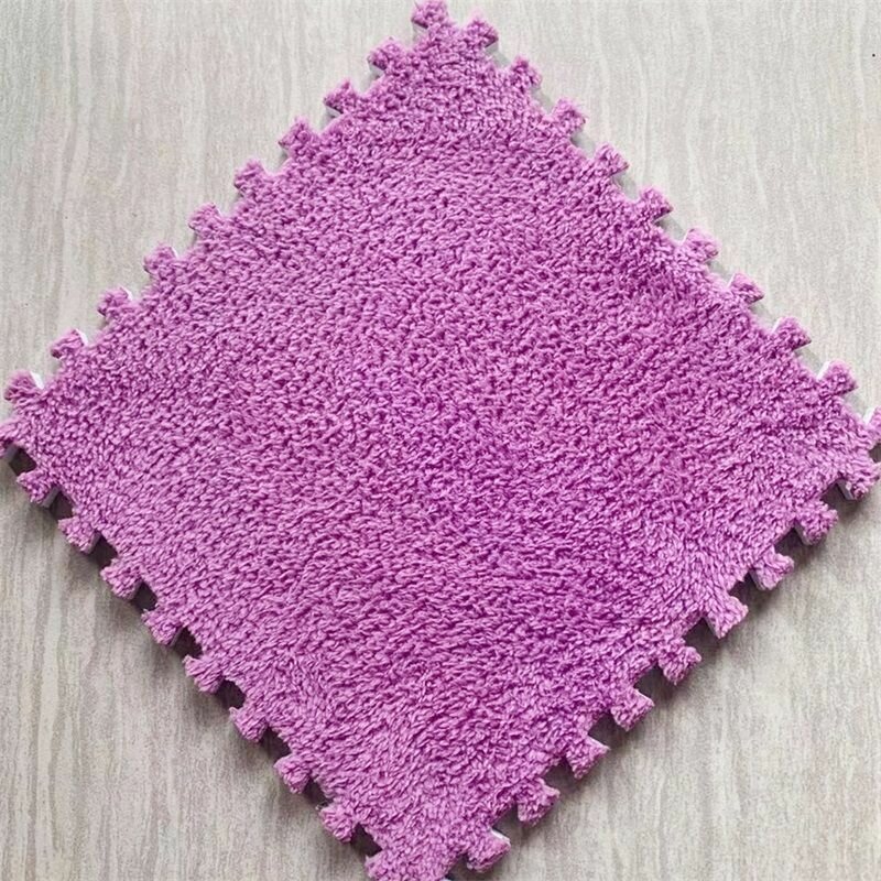 Домашний плюшевый ковер с пэчворком, квадратный пенопластовый коврик для спальни, утолщенный напольный коврик, детский коврик для резки, напольный коврик