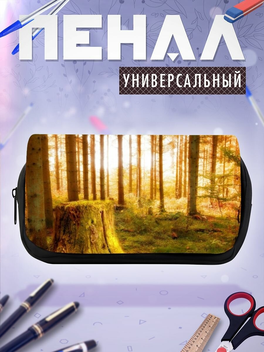 Школьный пенал природа дерево