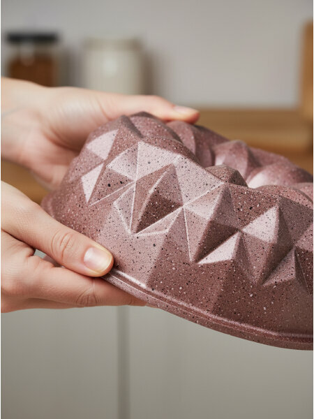 Форма для выпечки GROYYA Gunes , алюминий, антипригарное покрытие, толщина дна, 25 см