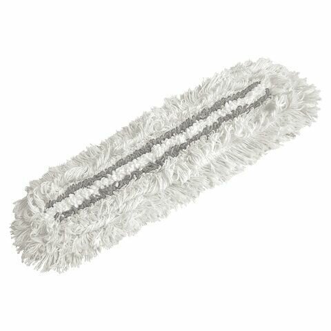 2 шт. Насадка МОП плоская 42х10 см из хлопка, плотный ворс, для швабры "Natural", YORK, 81680