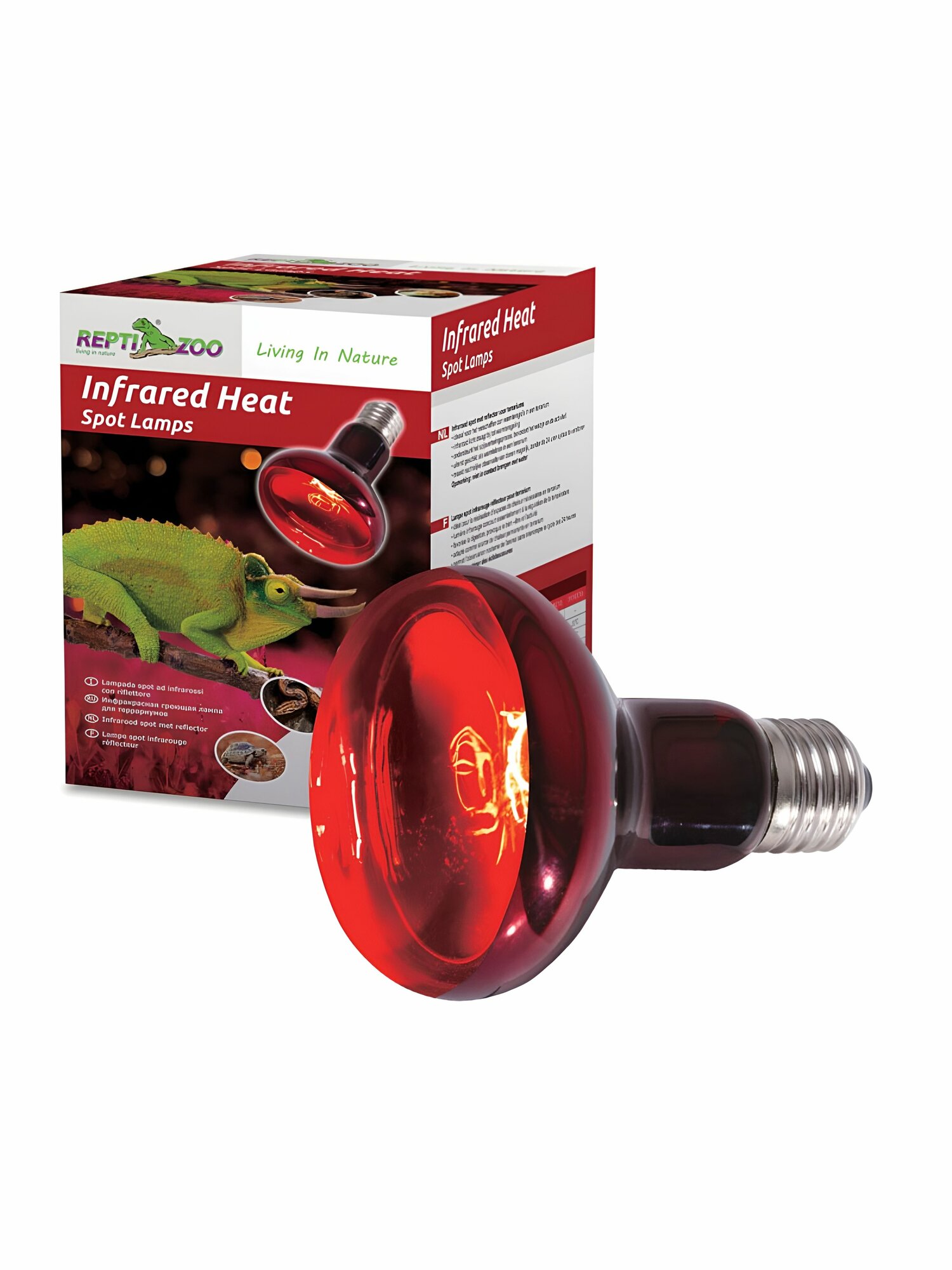 Инфракрасная лампа для террариума Repti-Zoo "ReptiInfrared", 50 Вт, R63050