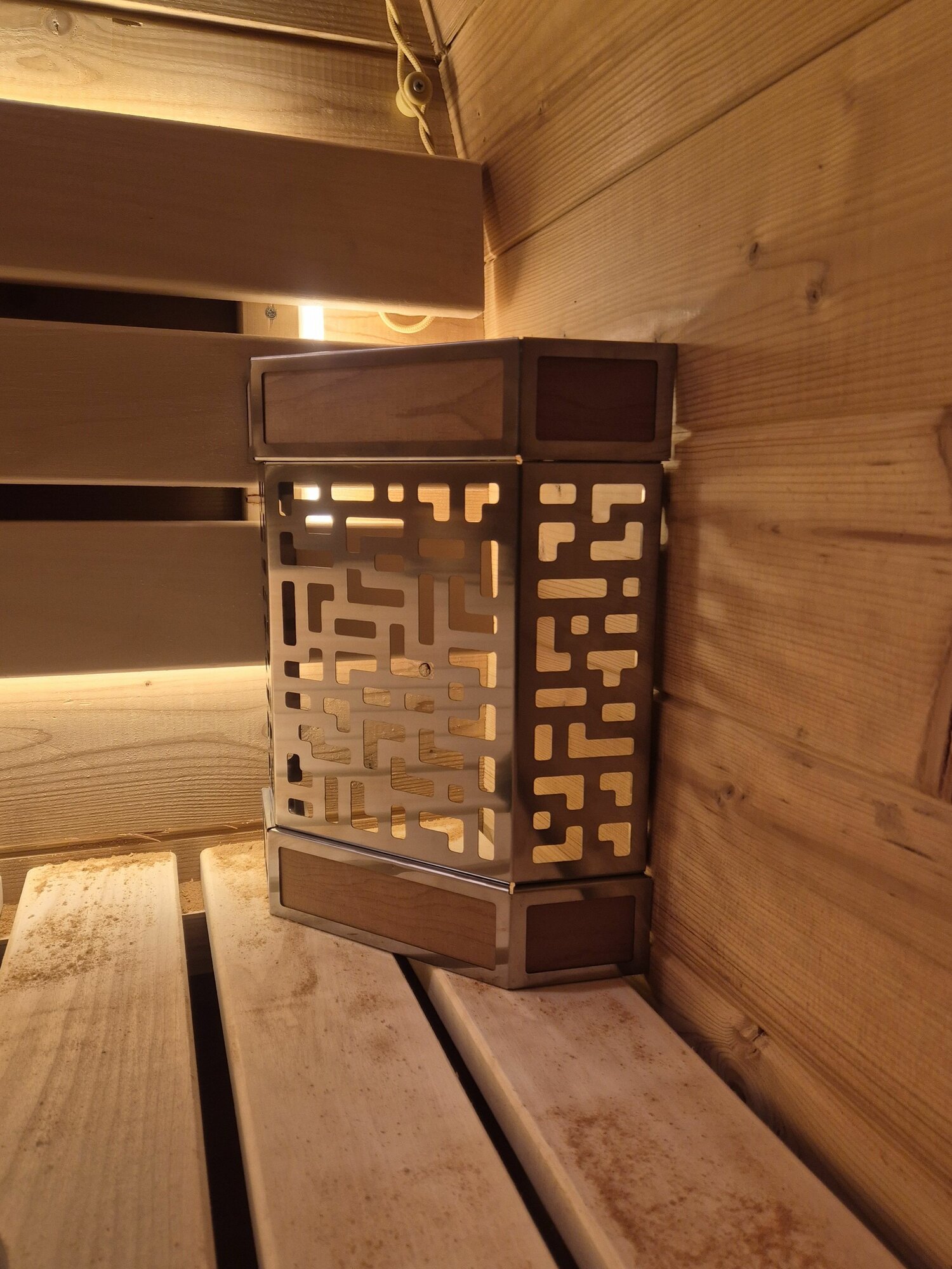 Абажур для бани угловой Тетрис 1шт модель 222