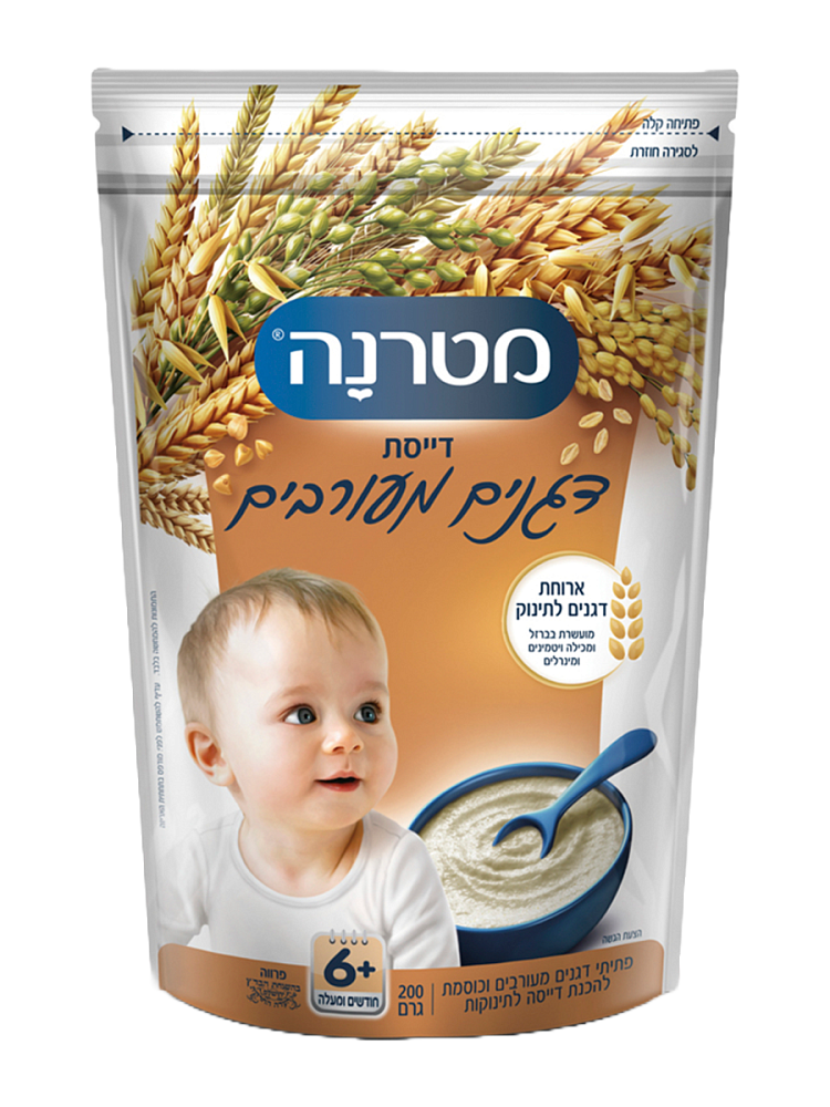 Materna Каша Матерна безмолочная смесь злаков (с 6 месяцев), 200г.