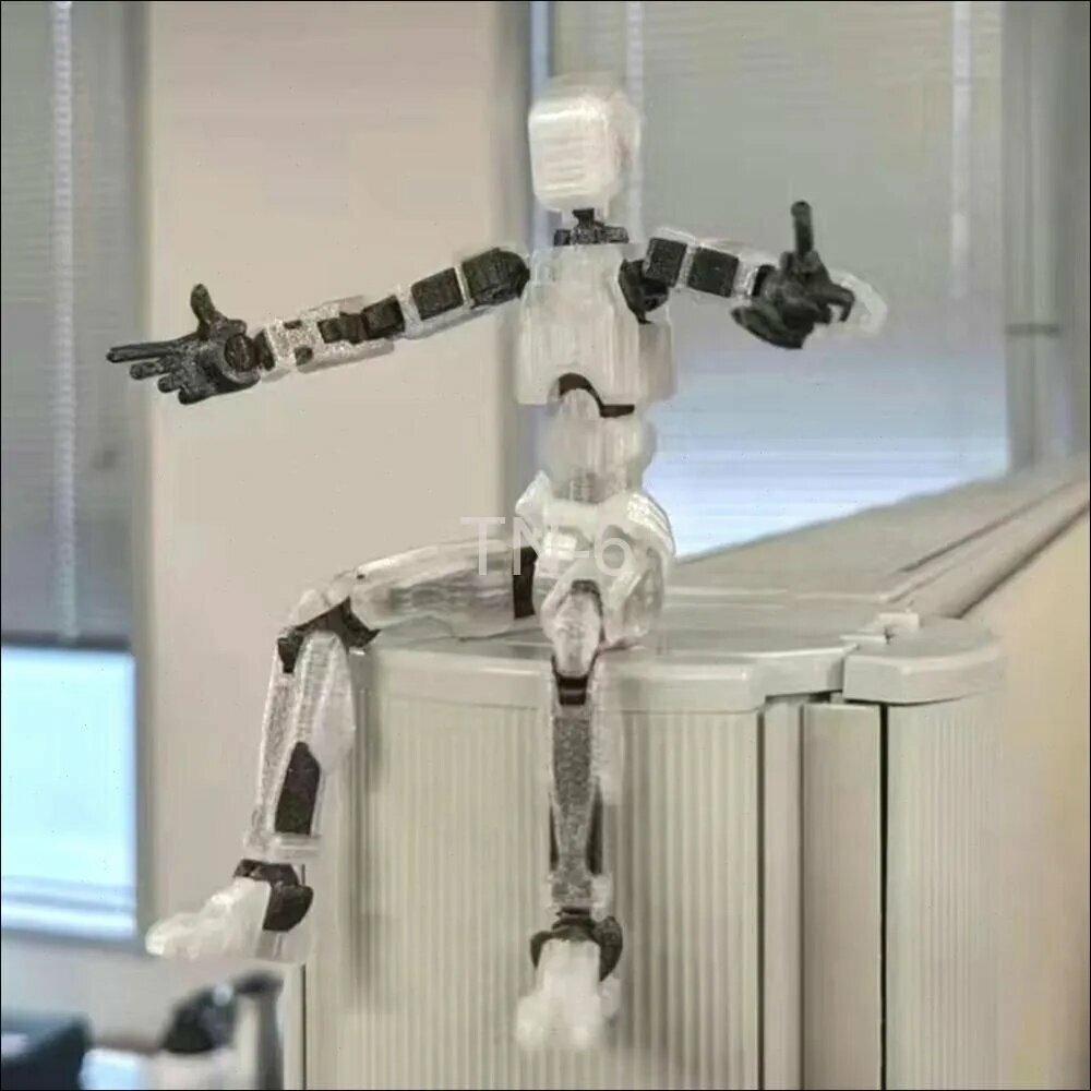 Многосуставной подвижный робот-трансформер/3D-печатная модель человеческого тела/игрушка с подвижной фигуркой робота
