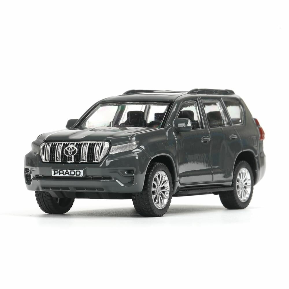 Технопарк Металлическая модель Toyota Land Cruiser Prado , серая