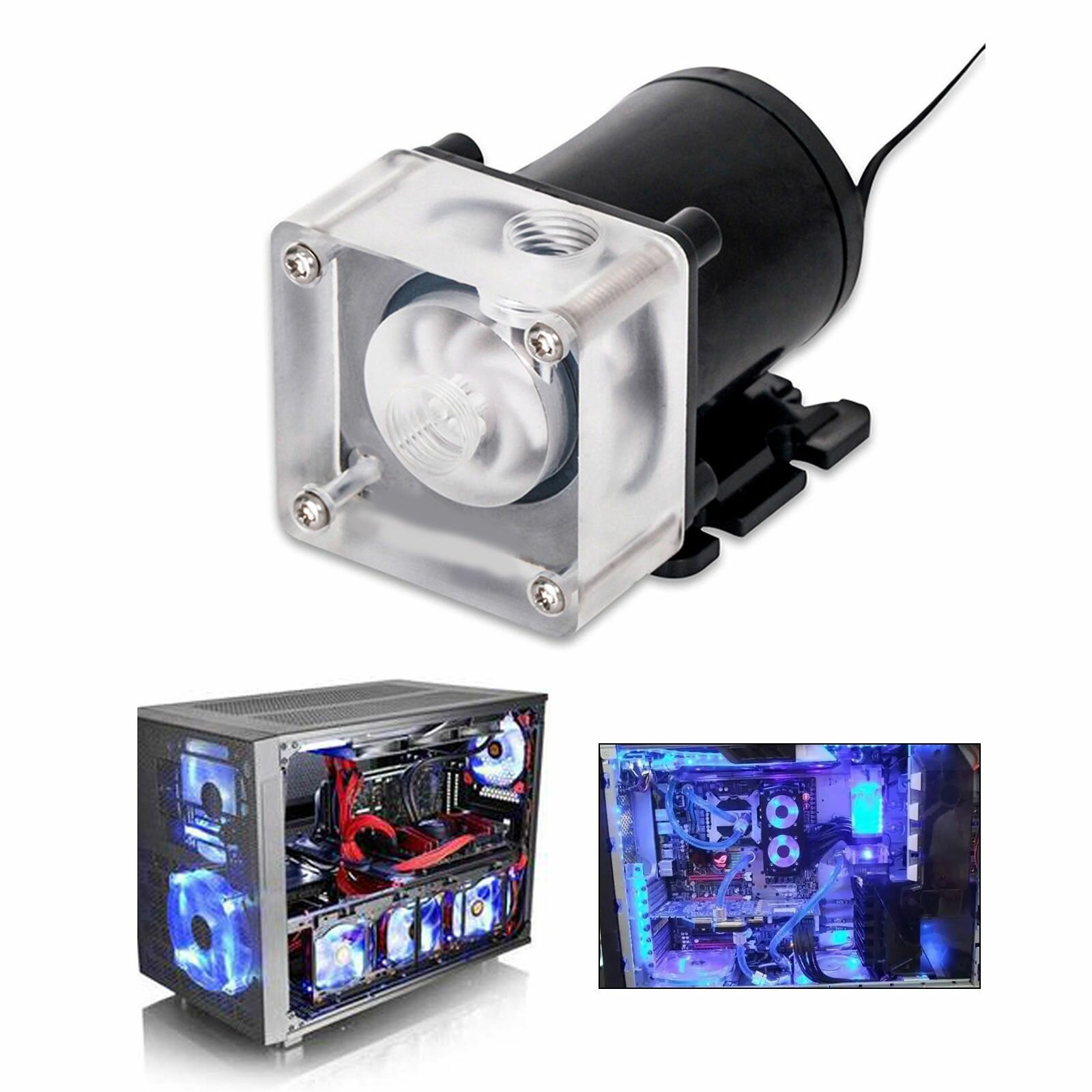 Мини-система водяного охлаждения DM600 c компактным объемом 600 л/ч