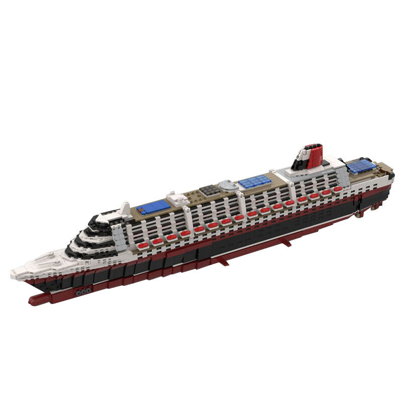MOC строительный блок игрушечный набор фильм Корабль Посейдон Посейдон Королева Мария 2