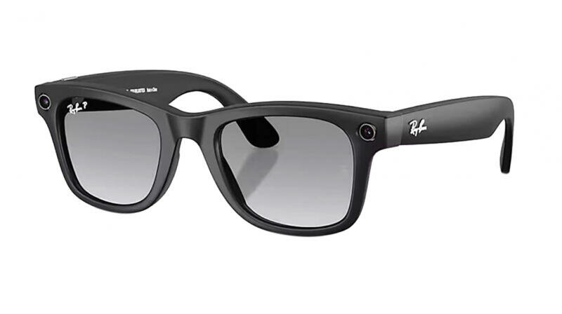 Умные очки Ray-Ban (Gen 2) Wayfarer, Matte Black/Transitions Graphite Grey, 150-50, (RW4012)