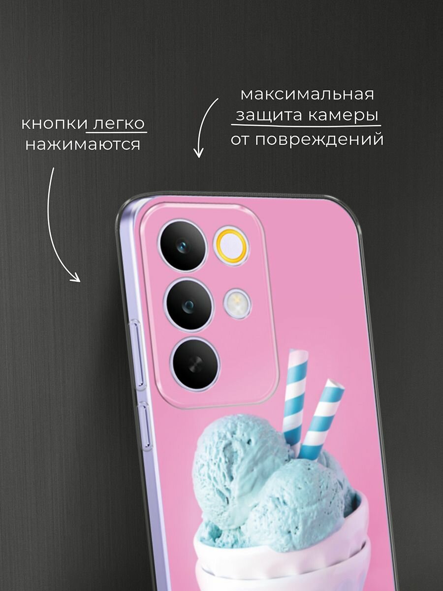 Чехол на Realme C85 Pro / Реалми C85 Про с принтом Мятное Мороженое — фото 1