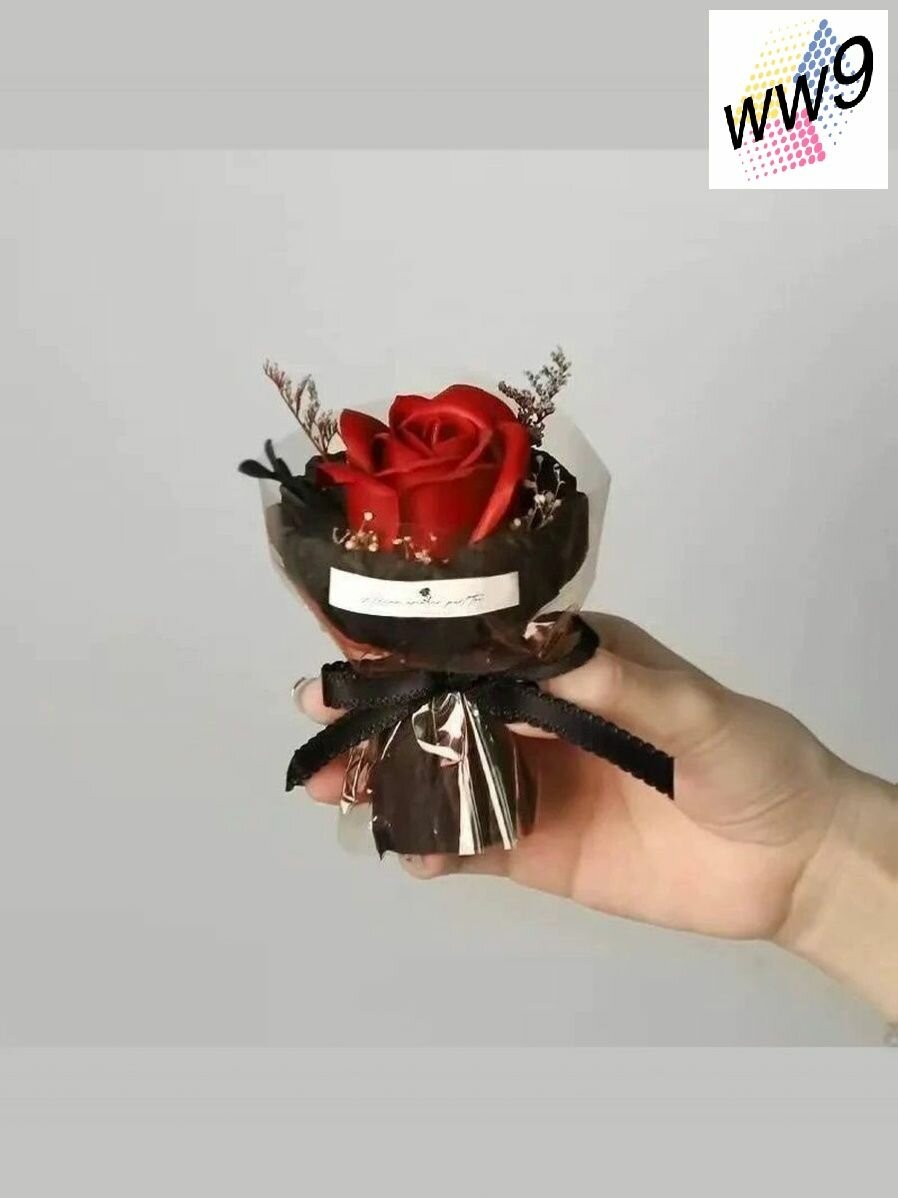 Букет из мыла, мыльных роз, подарок на 14 февраля день Святого Валентина, на день рождения маме, женщине, девушке, подруге жене, бабушке учителю