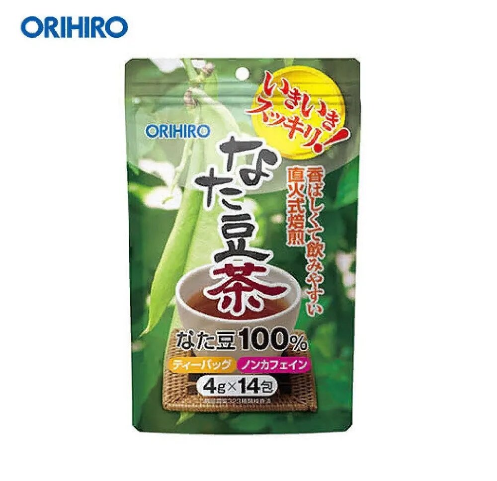 ORIHIRO Чай из канавалии от лишнего веса, отеков и для красоты 14 пак*4г, Япония