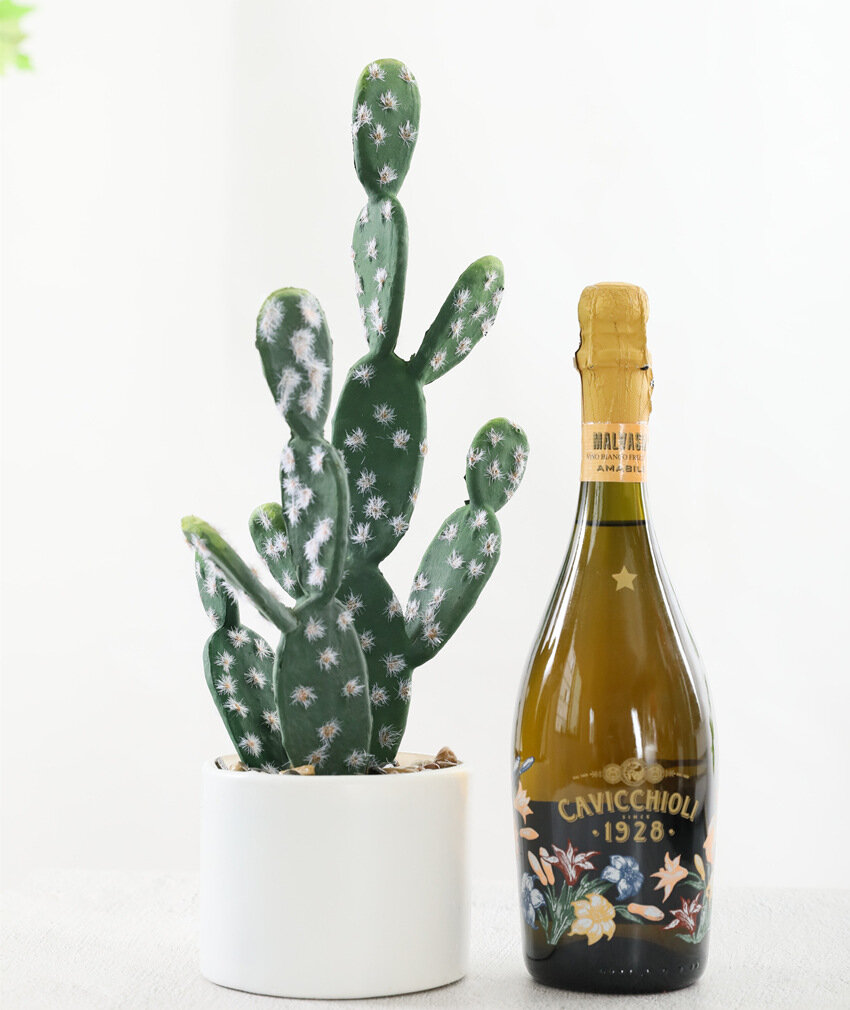 Искусственный цветок кактус в горшке, набор искусственных цветов из PU с камнями, рекомендация для домашнего декора и фотографии для доставки