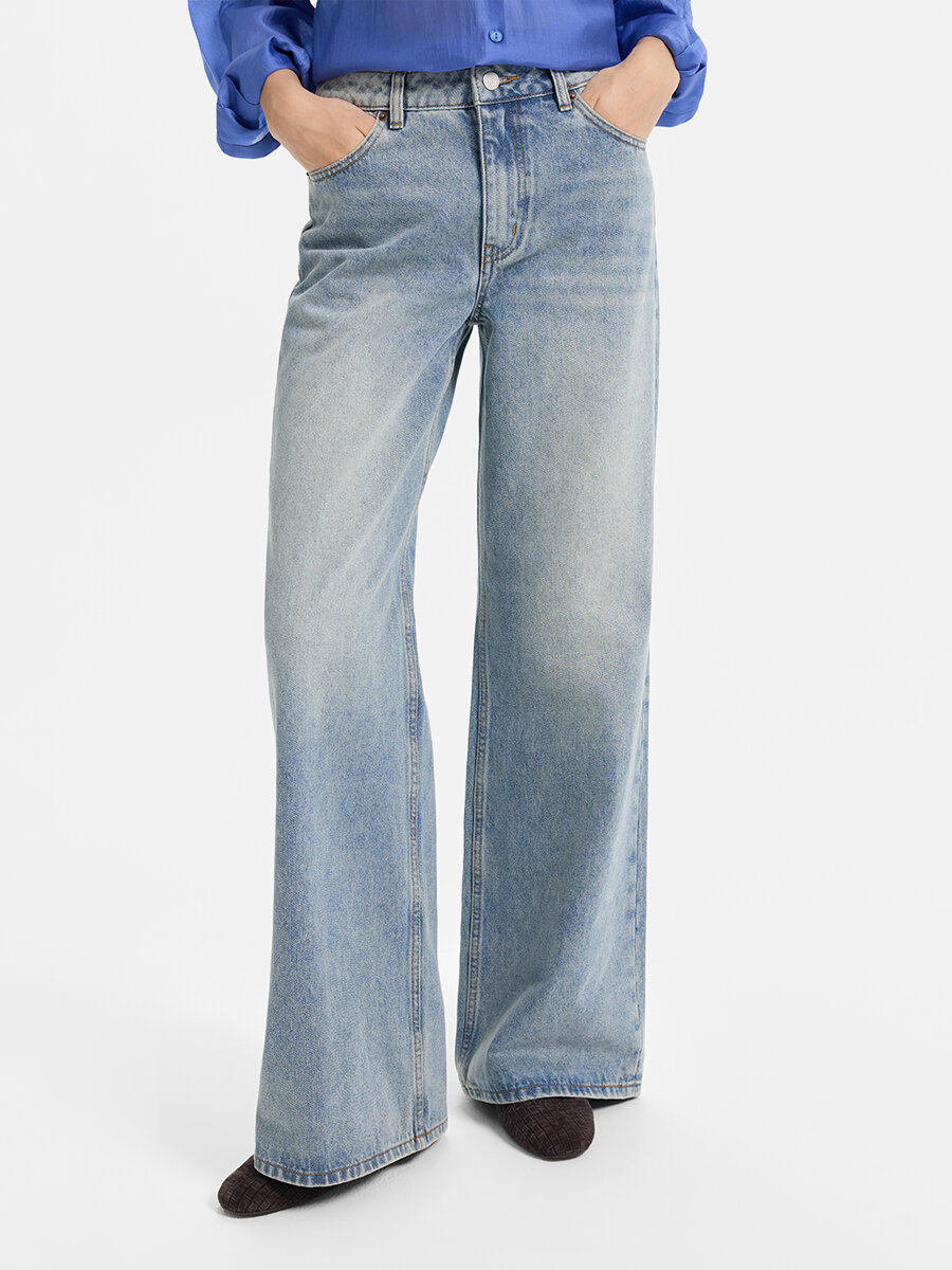 Джинсы клеш 