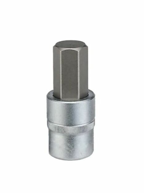 Головка автодело 1/2" со вставкой HEX 19х55мм