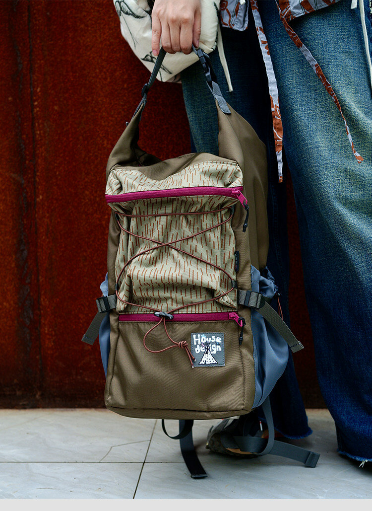 Рюкзак House Design, туристический, спортивный, унисекс, вместительный, мягкий, стильный