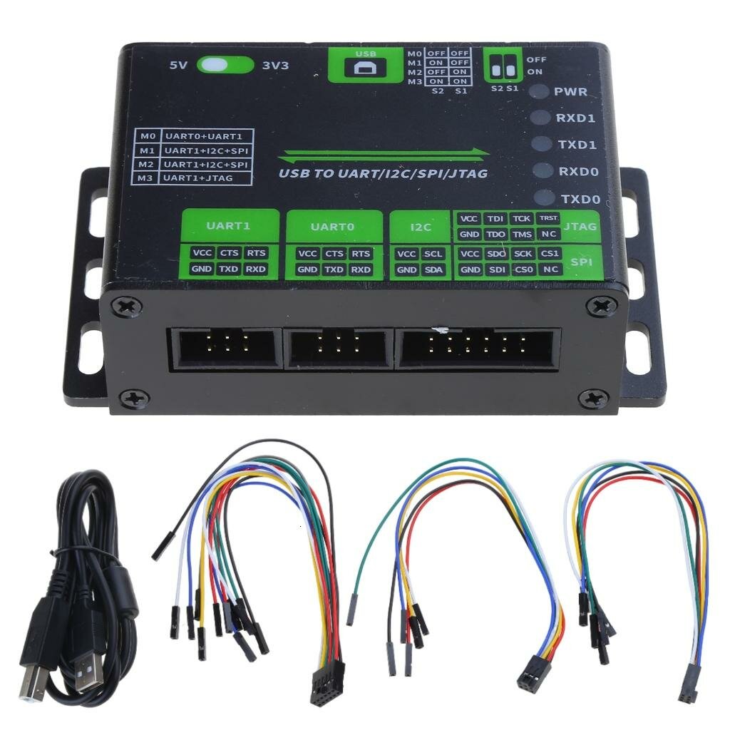 USB-адаптер UART/I2C/SPI/JTAG