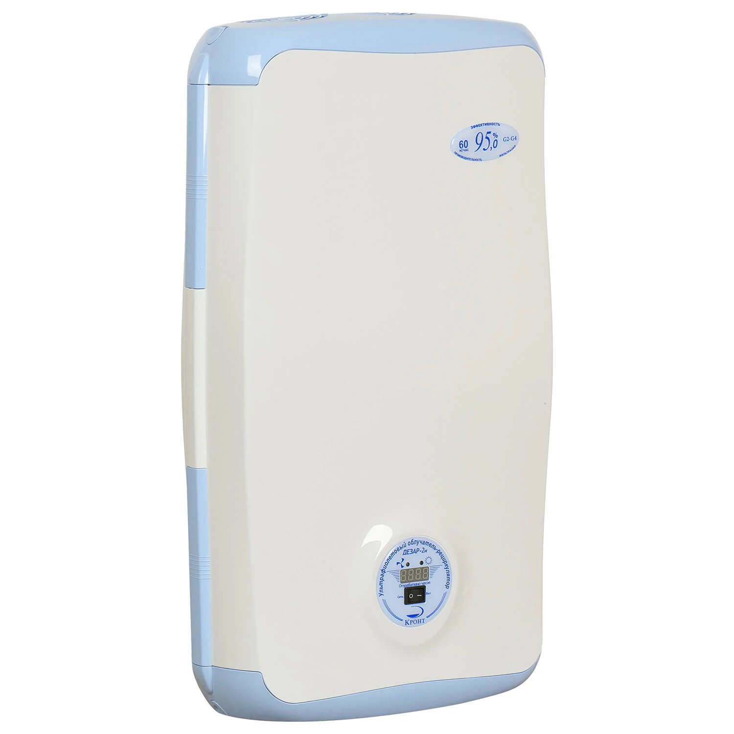 Рециркулятор бактерицидный ДЕЗАР-2н (ОРУБн-2-01-КРОНТ), УФ-лампа 2х16 Вт, 60 м3/ч