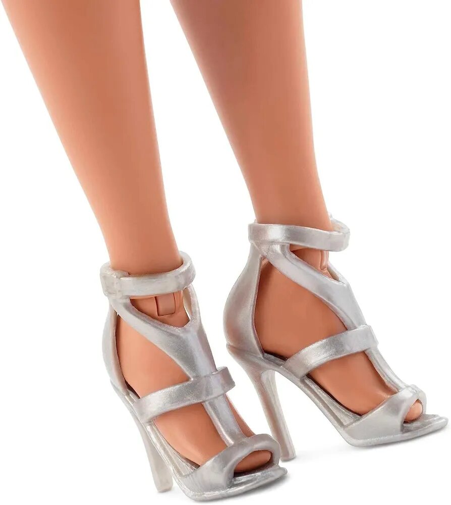 Кукла Barbie Looks Fashion Doll, подвижная кукла, 30 см, пластик, темный/светлый/черный — фото 1