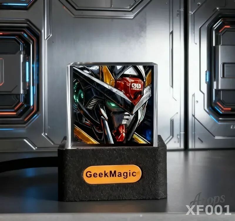 Эксклюзивный голографический куб Geekmagic с 3D анимацией GIF, погодой и функцией настольных часов Cyber Cube