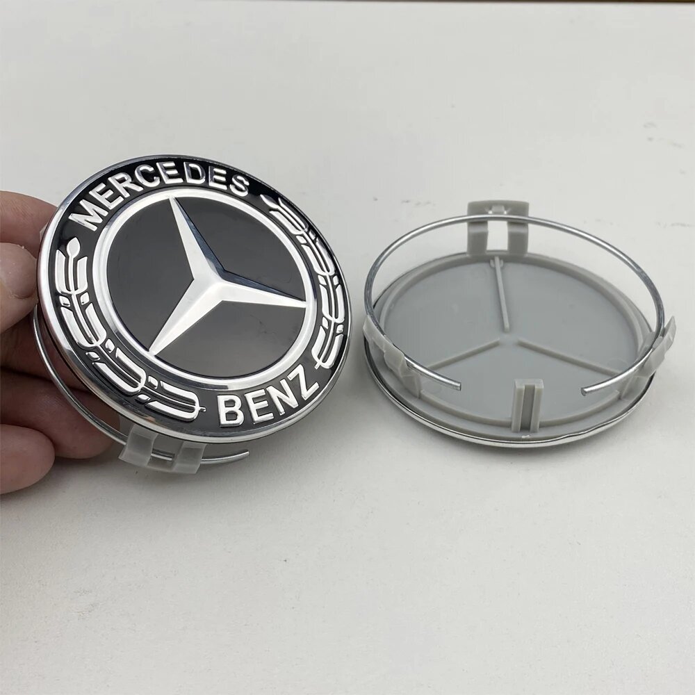 4 шт, 75 мм, центральная крышка ступицы колеса автомобиля, детали для модификации, New All Black