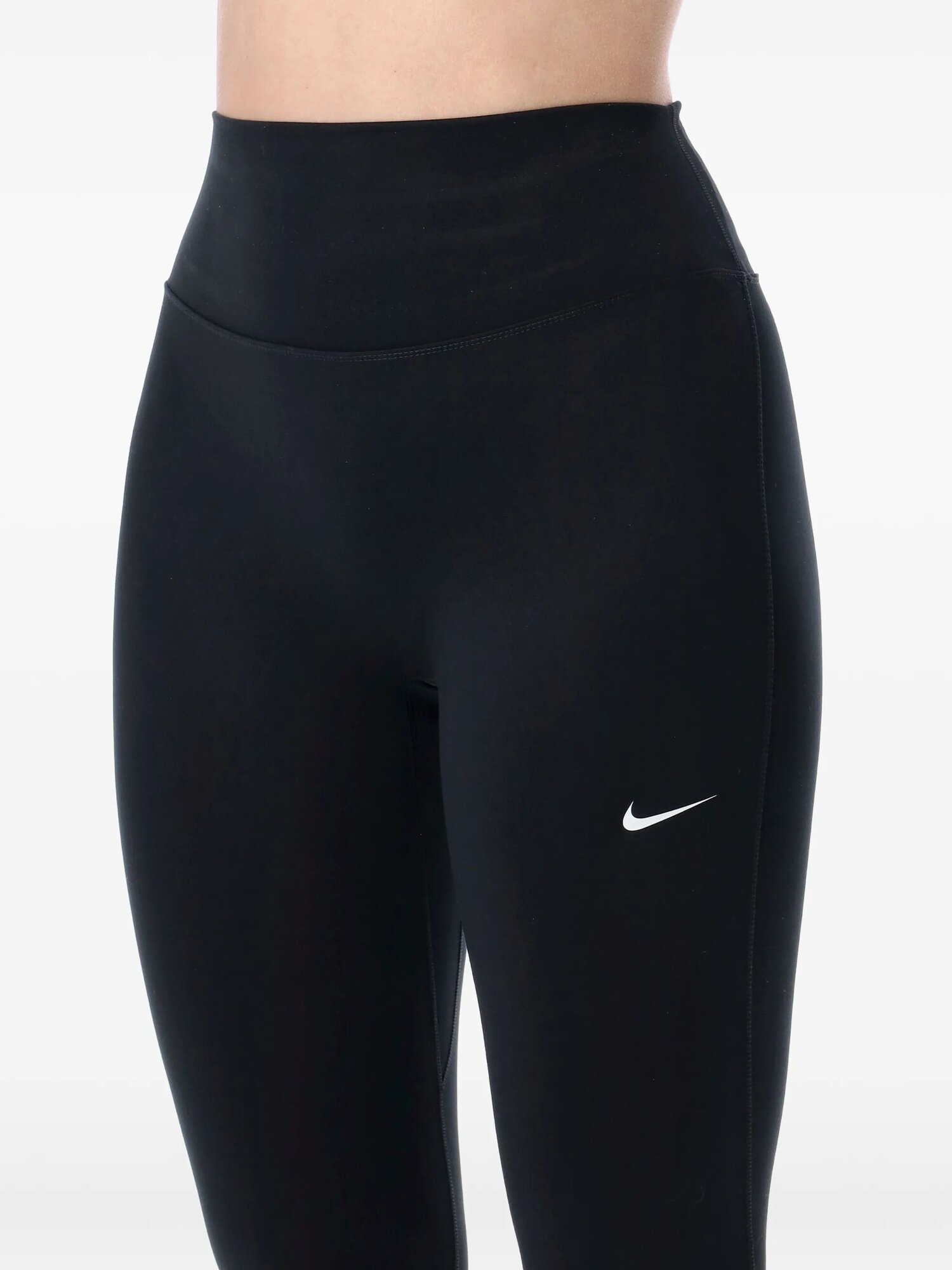 Брюки клеш NIKE Logo-detail trousers, размер M, черный — фото 1